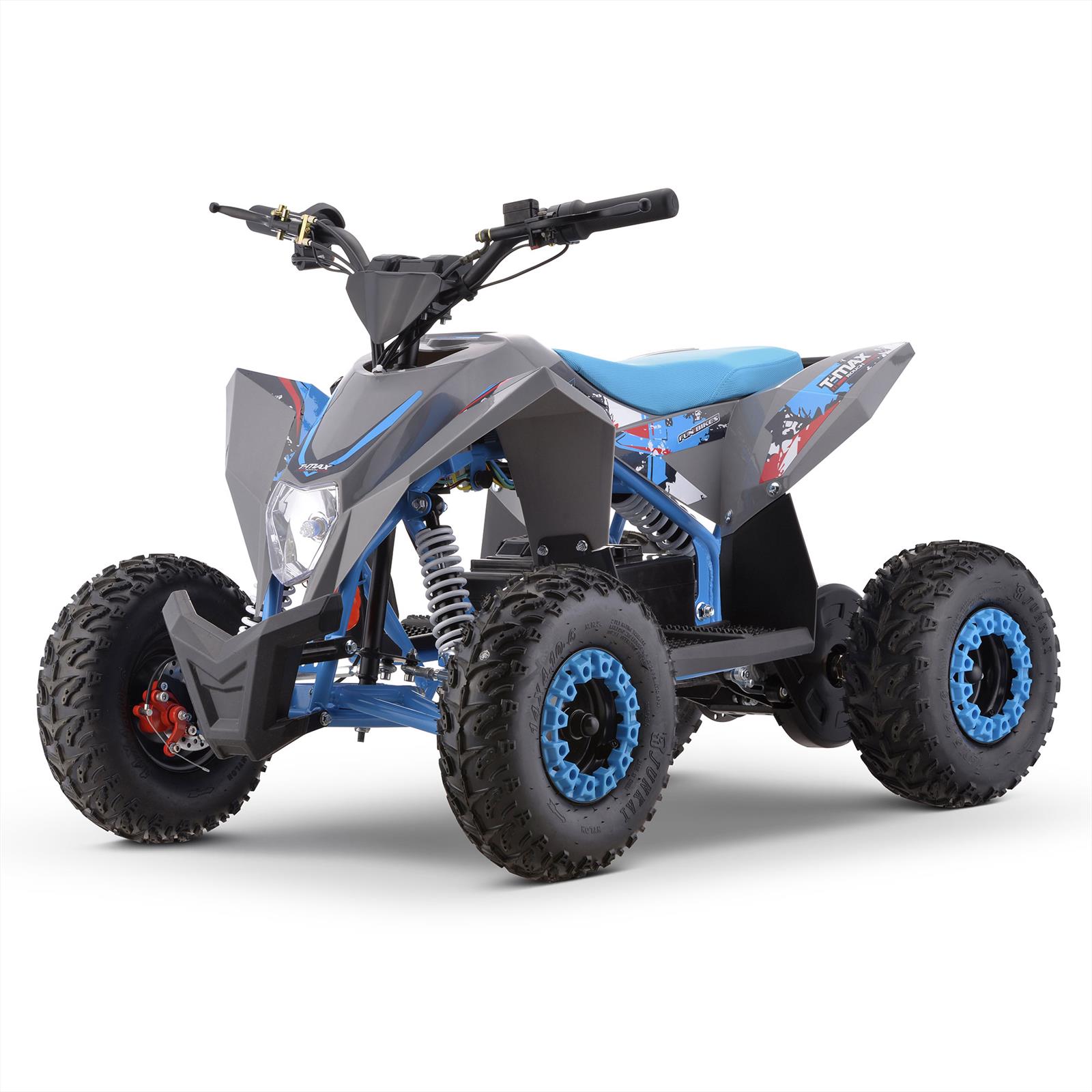 FunBikes T-Max Roughrider 2025 1100w 36v Nardo Grey/Blue Kids Midi ...