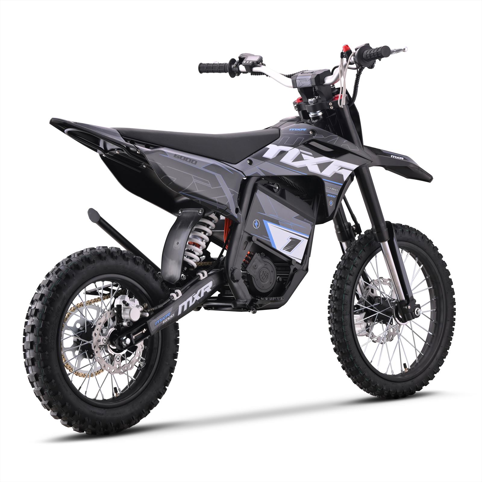 FunBikes MXR 6000 (8000w PP) 72v 35ah Li 17/14 81cm Black Electric Dirt ...