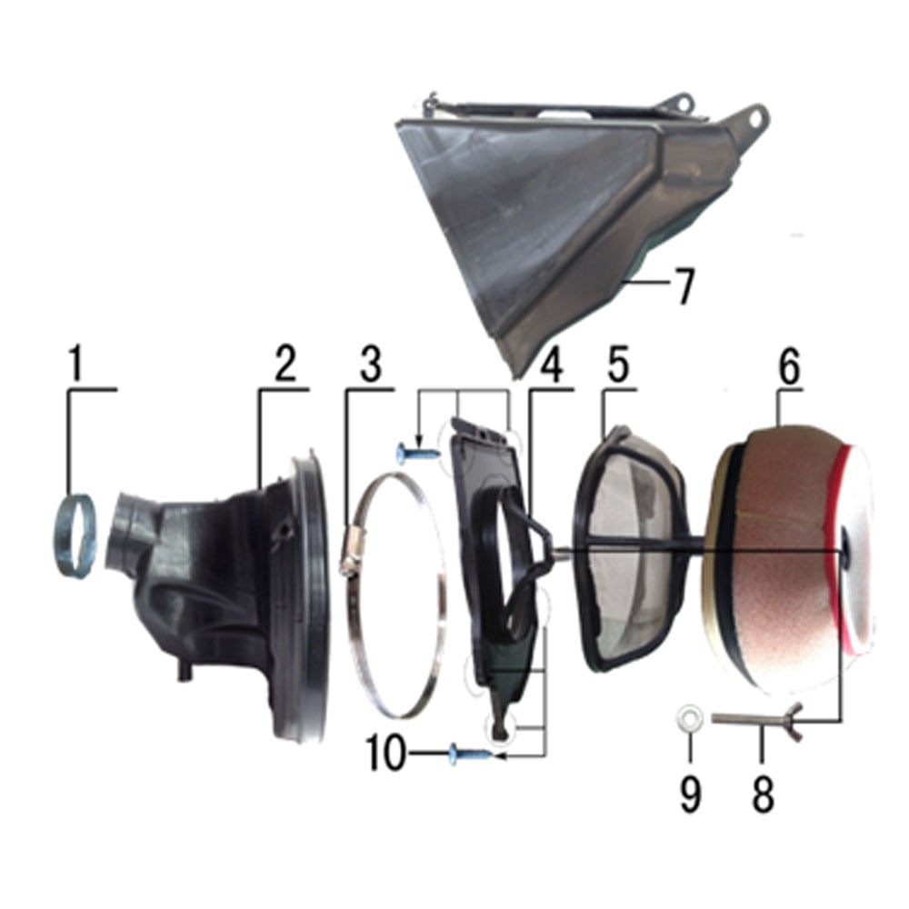 M2R M1 250cc Dirt Bike Air Intake