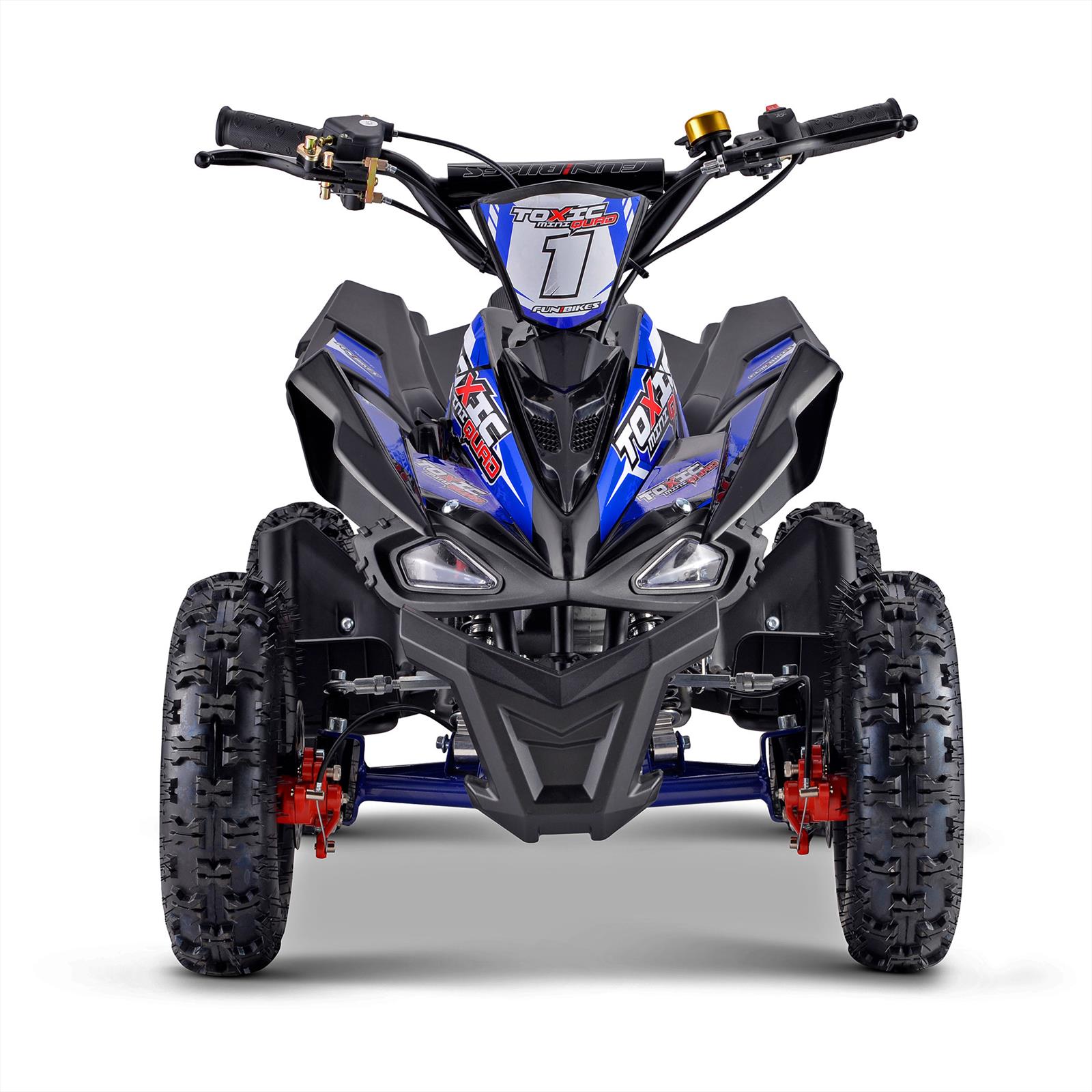FunBikes Toxic 50cc Blue Kids Mini Petrol Quad Bike