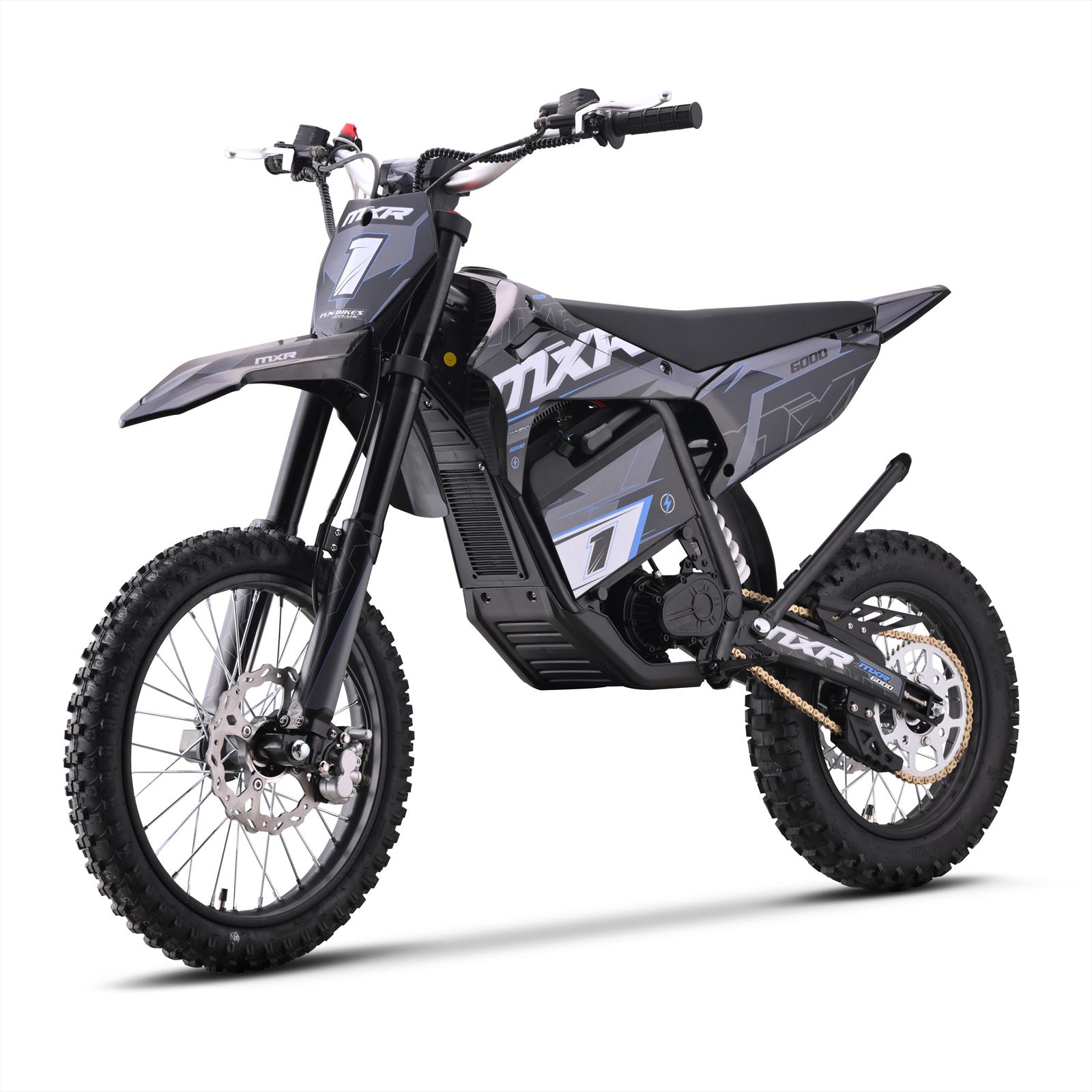 FunBikes MXR 6000 (8000w PP) 72v 35ah Li 17/14 81cm Black Electric Dirt ...