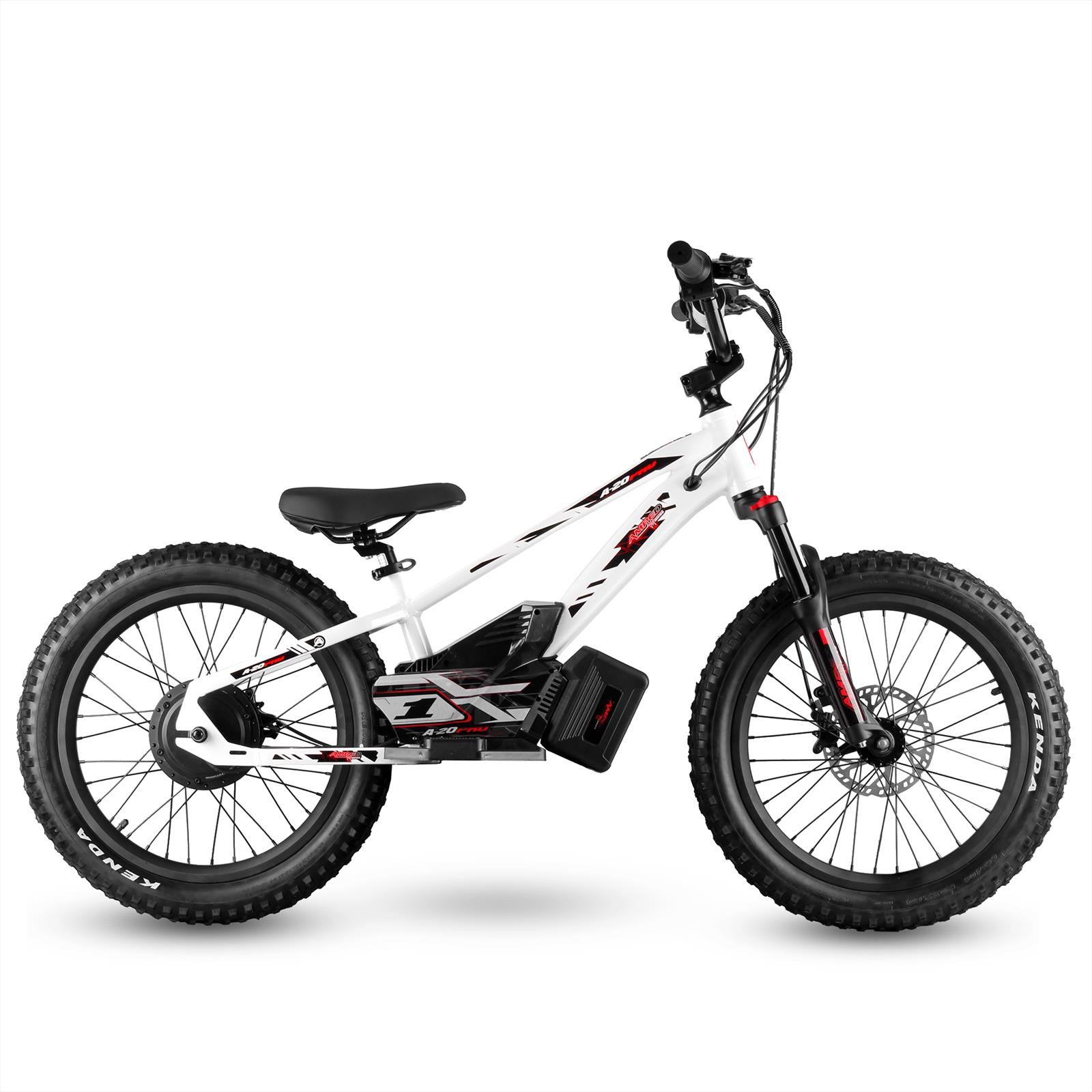 Amped A20 Pro White 800w 36v 10ah Electric Balance Bike