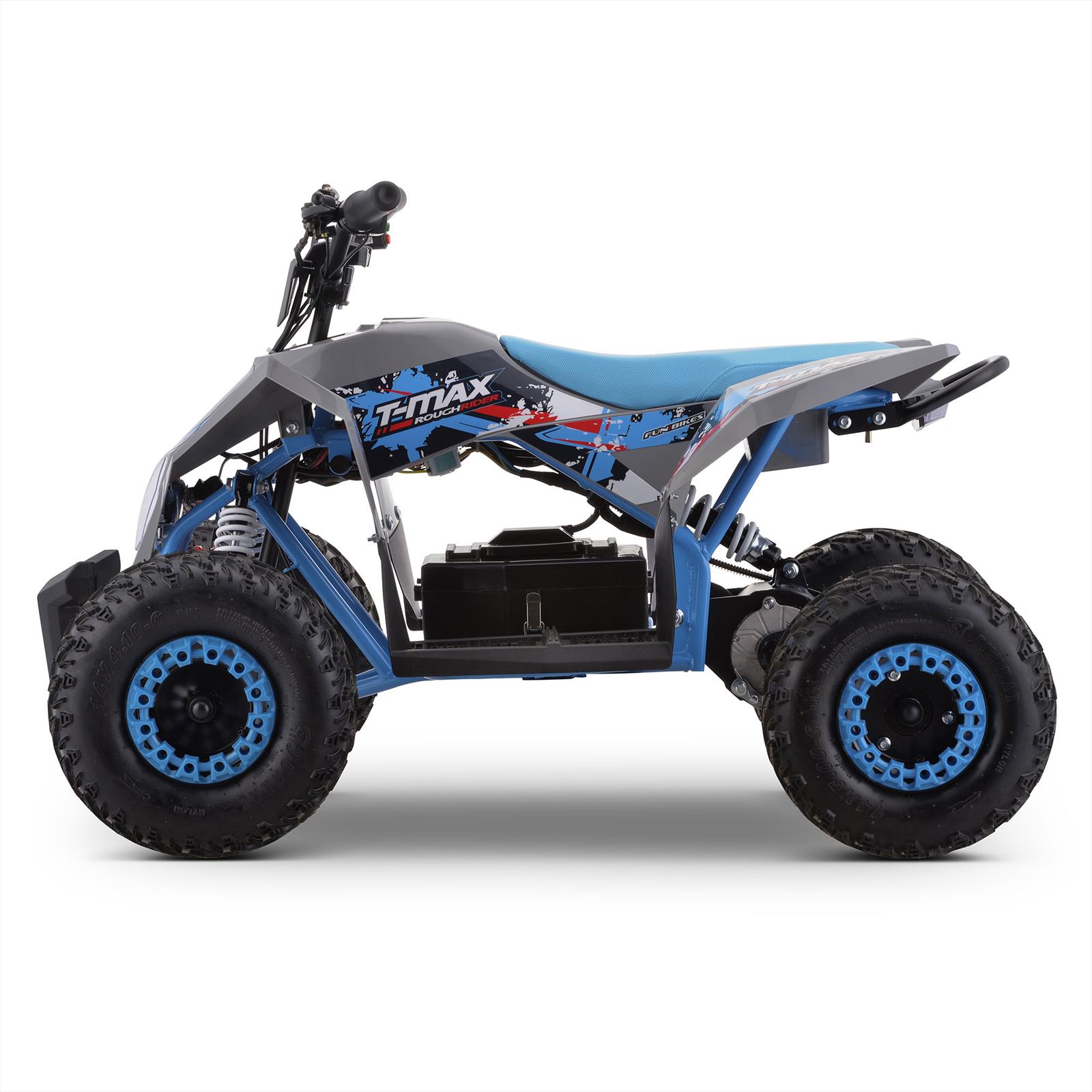 FunBikes T-Max Roughrider 2025 1100w 36v Nardo Grey/Blue Kids Midi ...