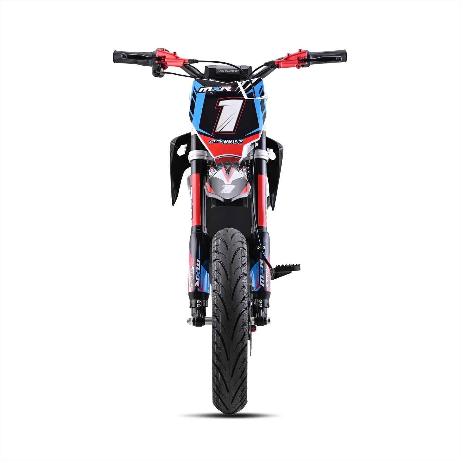 FunBikes MXR 2000w 60v Li 12/12 69cm Blue Supermoto Electric Dirt Bike