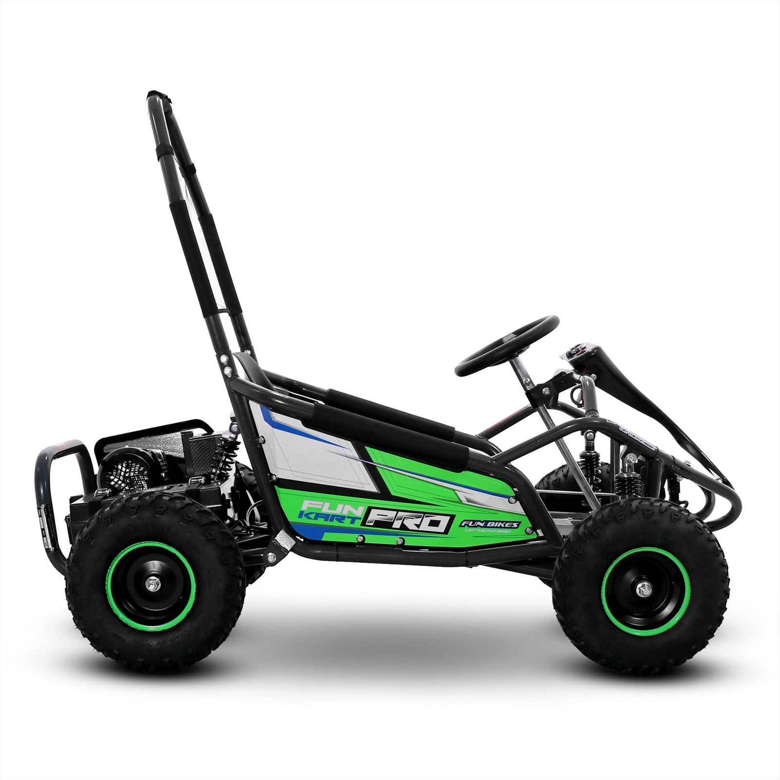 FunBikes Funkart Pro 1000w Green Kids Electric Go Kart