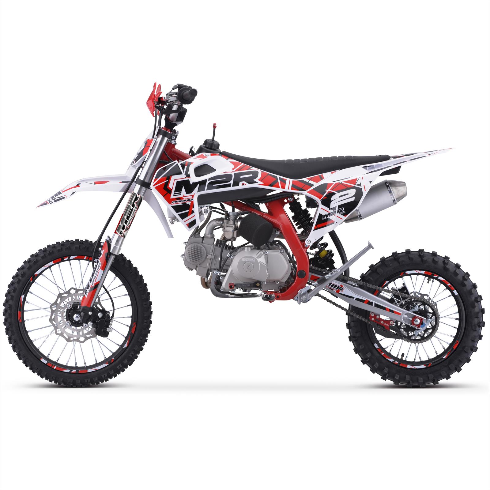 M2R RS-R 140 140cc 17/14 88cm Red/White Dirt Bike