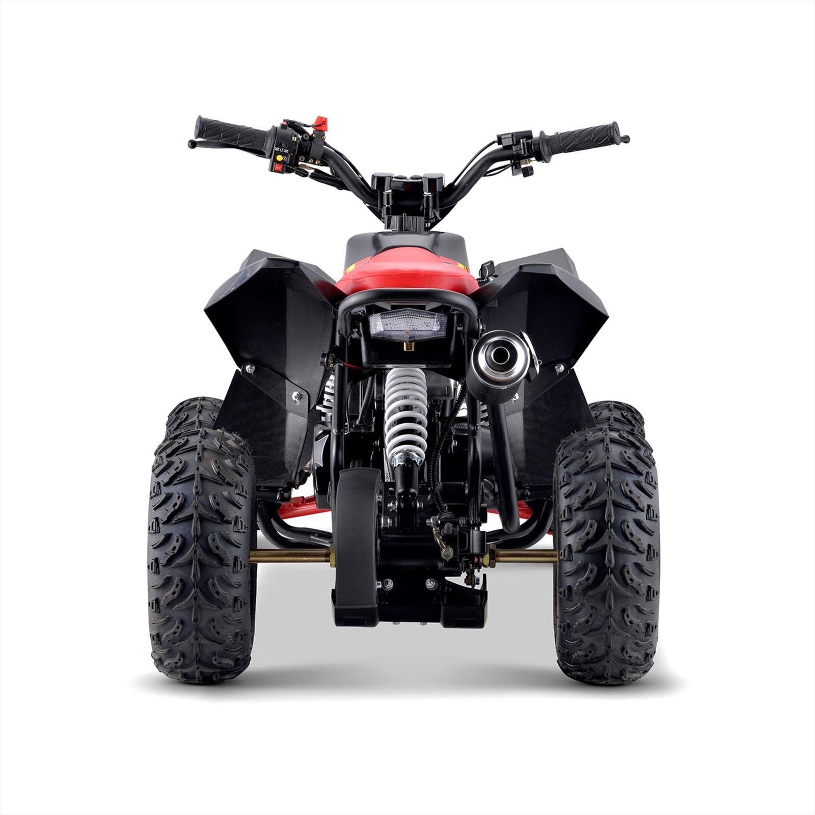FunBikes T-Max Roughrider 90cc Red Kids Midi Petrol Quad Bike