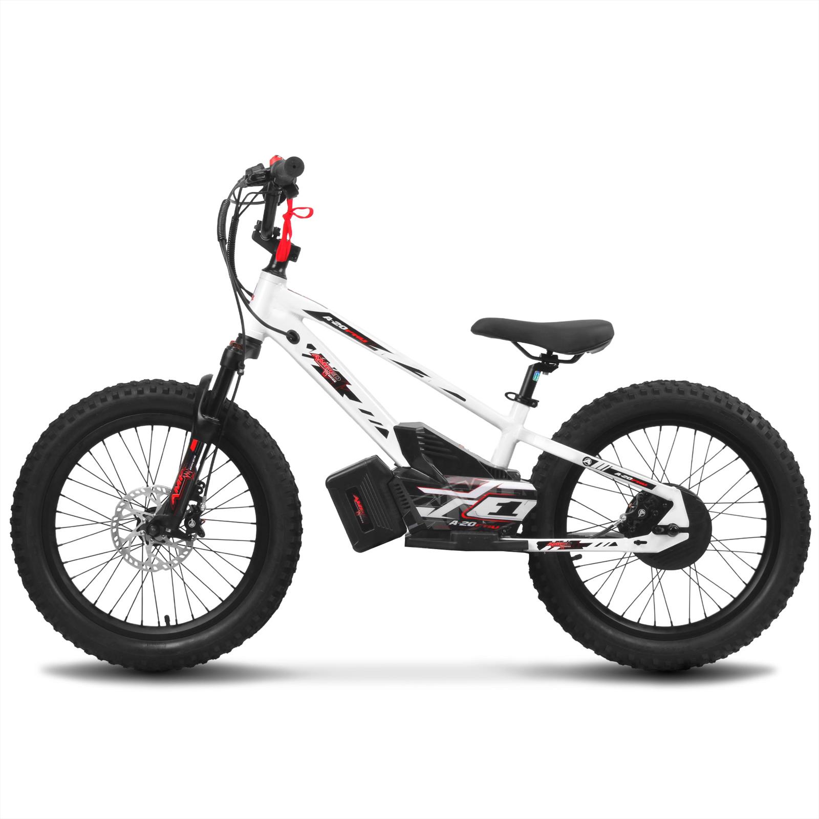 Amped A20 Pro White 800w 36v 10ah Electric Balance Bike