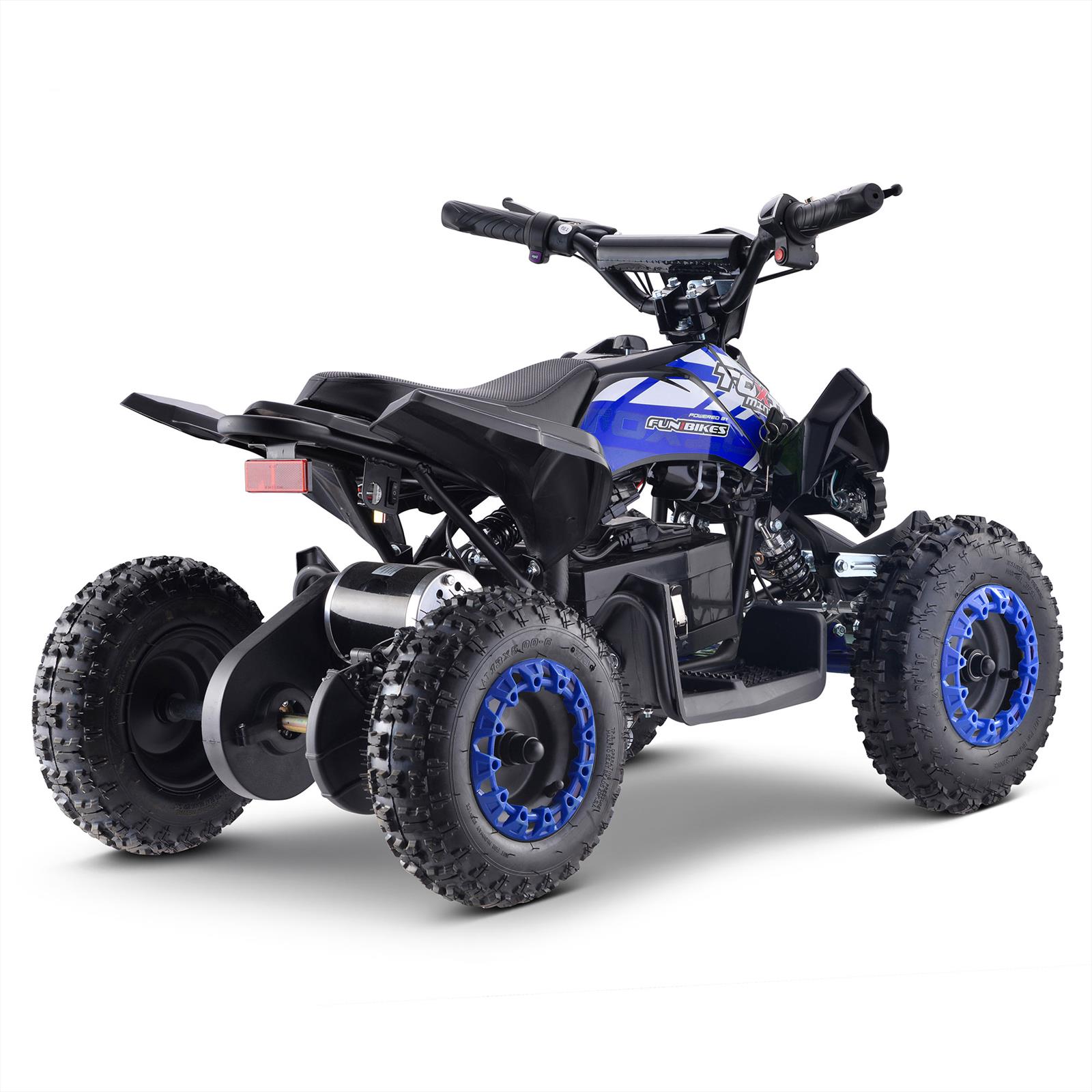 FunBikes Toxic 1000w Blue Kids Mini Electric Quad Bike V2