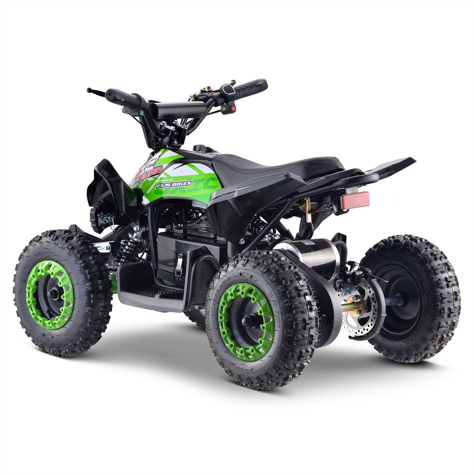 FunBikes Toxic 1000w Green Kids Mini Electric Quad Bike V2