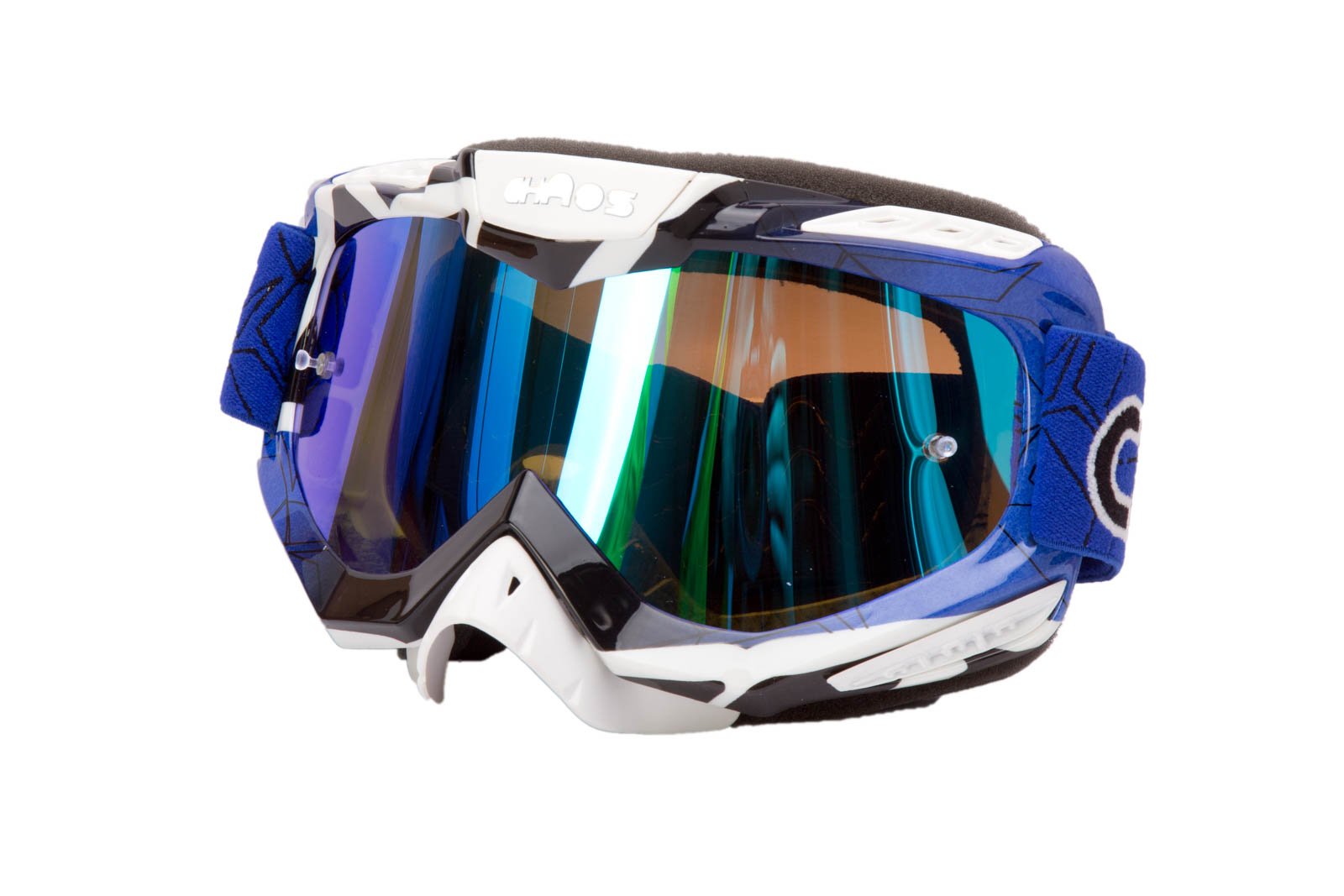 Chaos Adults MX Goggles Blue