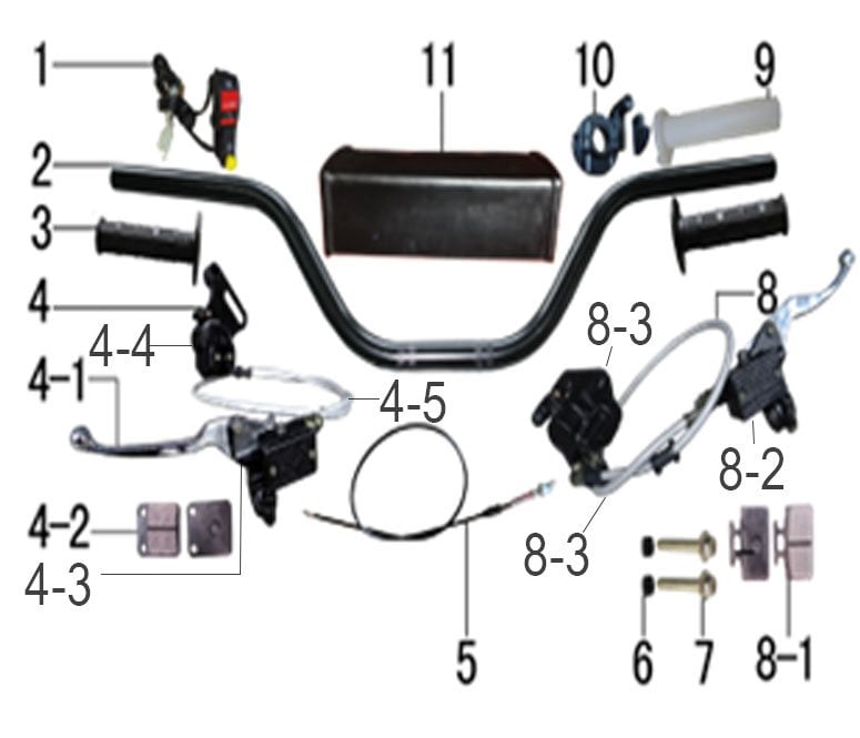M2R 50R Rear Brake Reservoir - Post 2020 Models