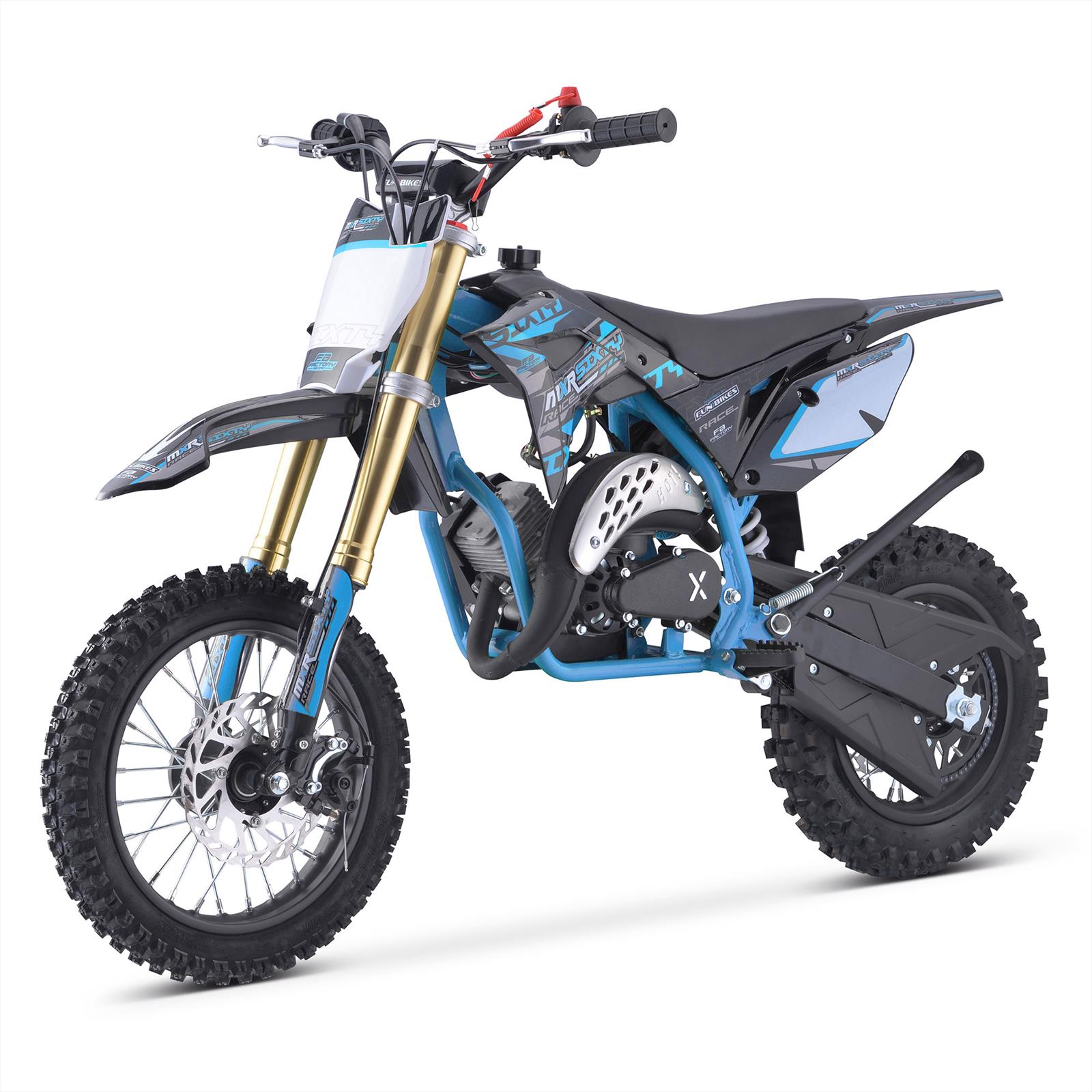 FunBikes MXR "60" 63cc 12/10 63cm Performance Blue Kids Dirt Bike