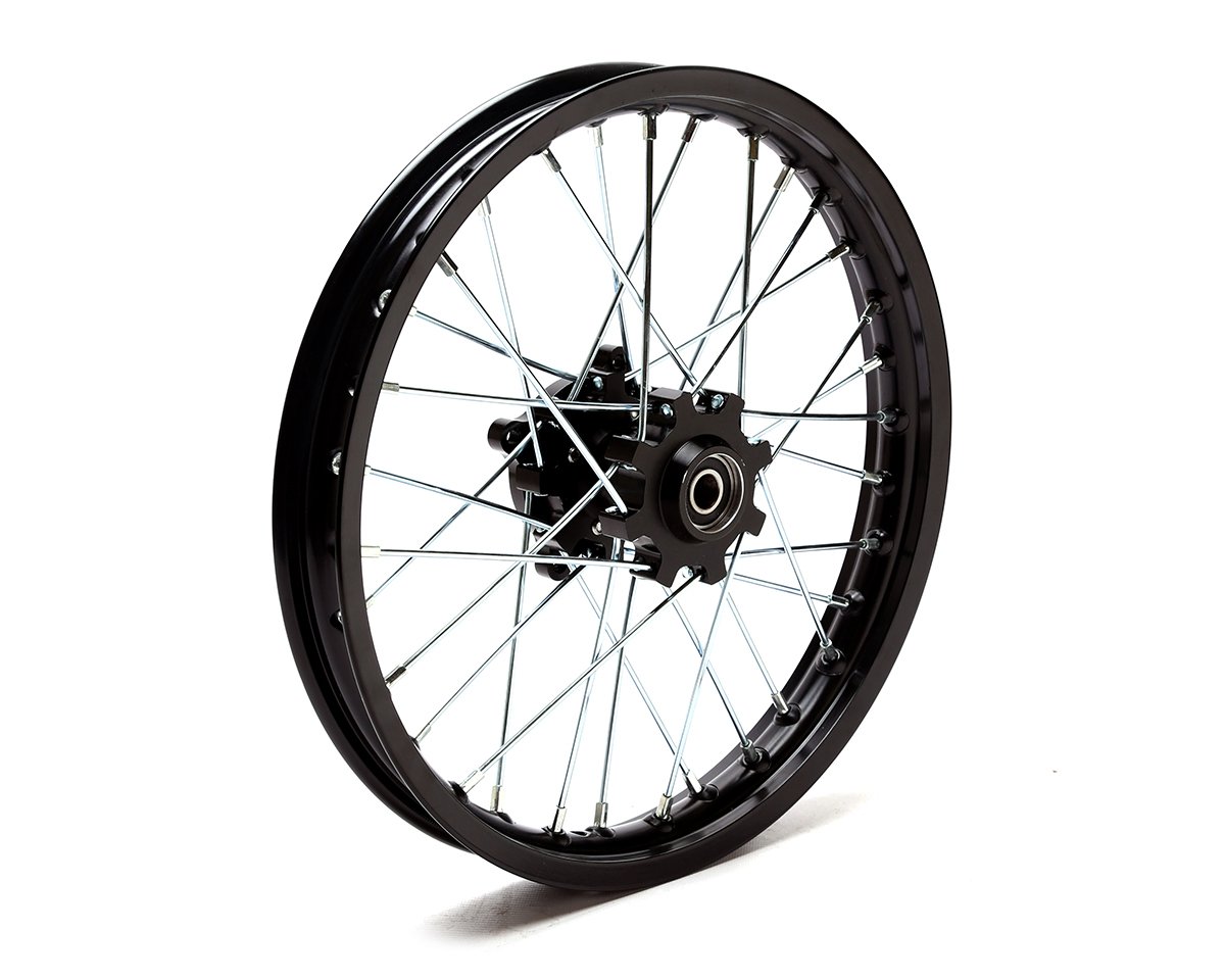 Pit Bike Wheel Rims 14"/12" SDG CNC Black Hub