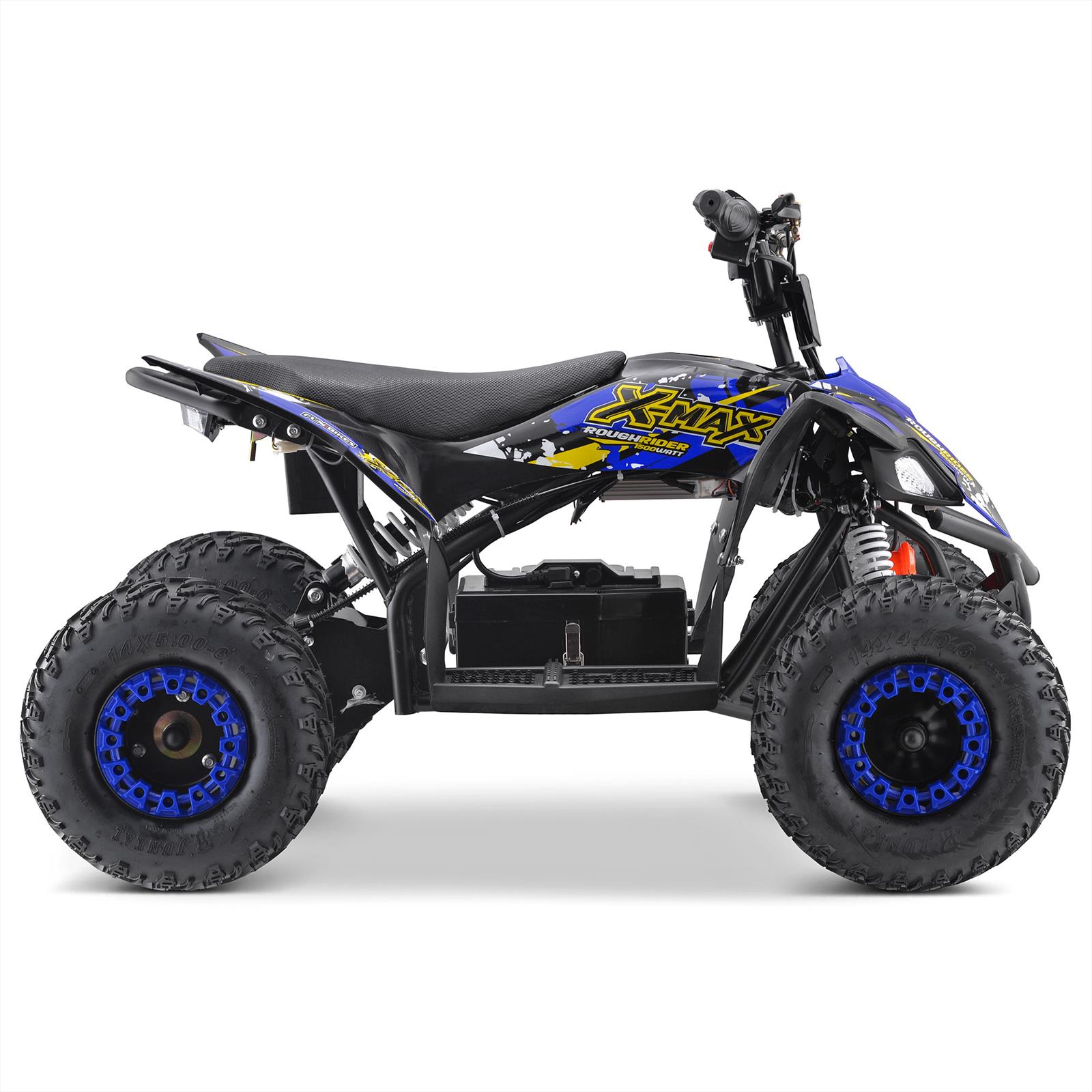 FunBikes X-Max Roughrider 1600w Li Blue Junior Electric Quad Bike