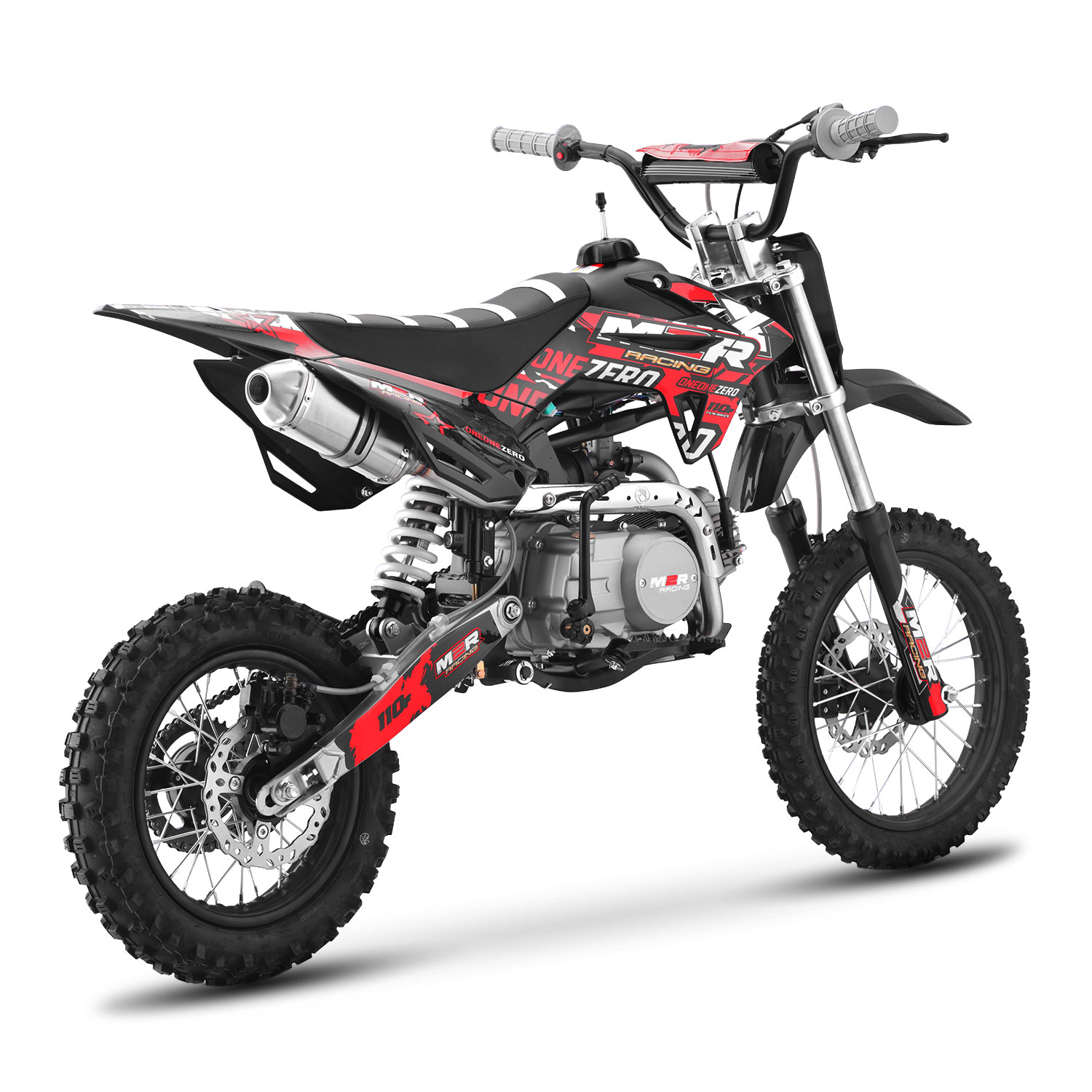 M2R Racing KX110F 110cc 14/12 76cm Red Semi-Auto Pit Bike 2025 Model