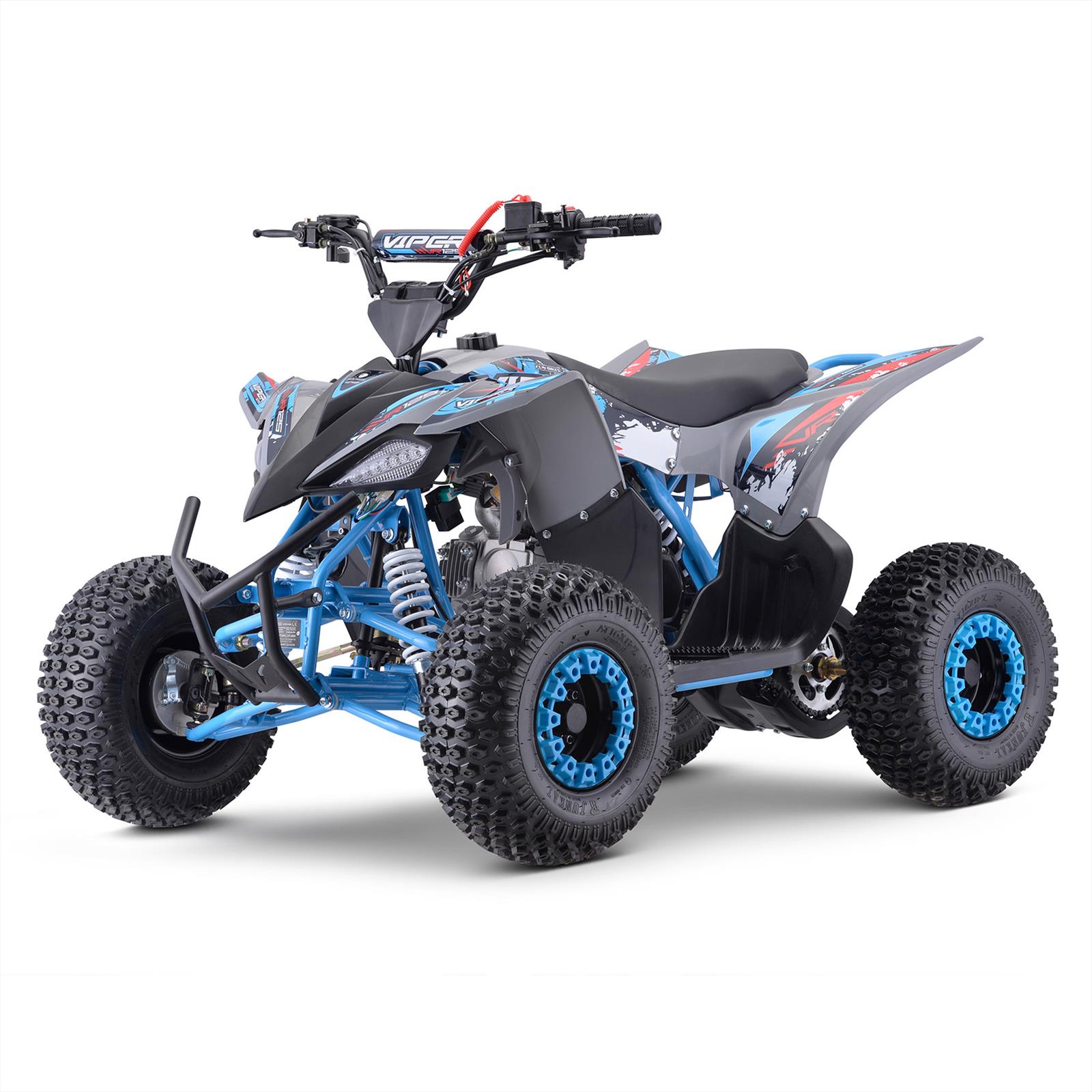 Funbikes Viper 125cc Grey Junior Petrol Quad Bike
