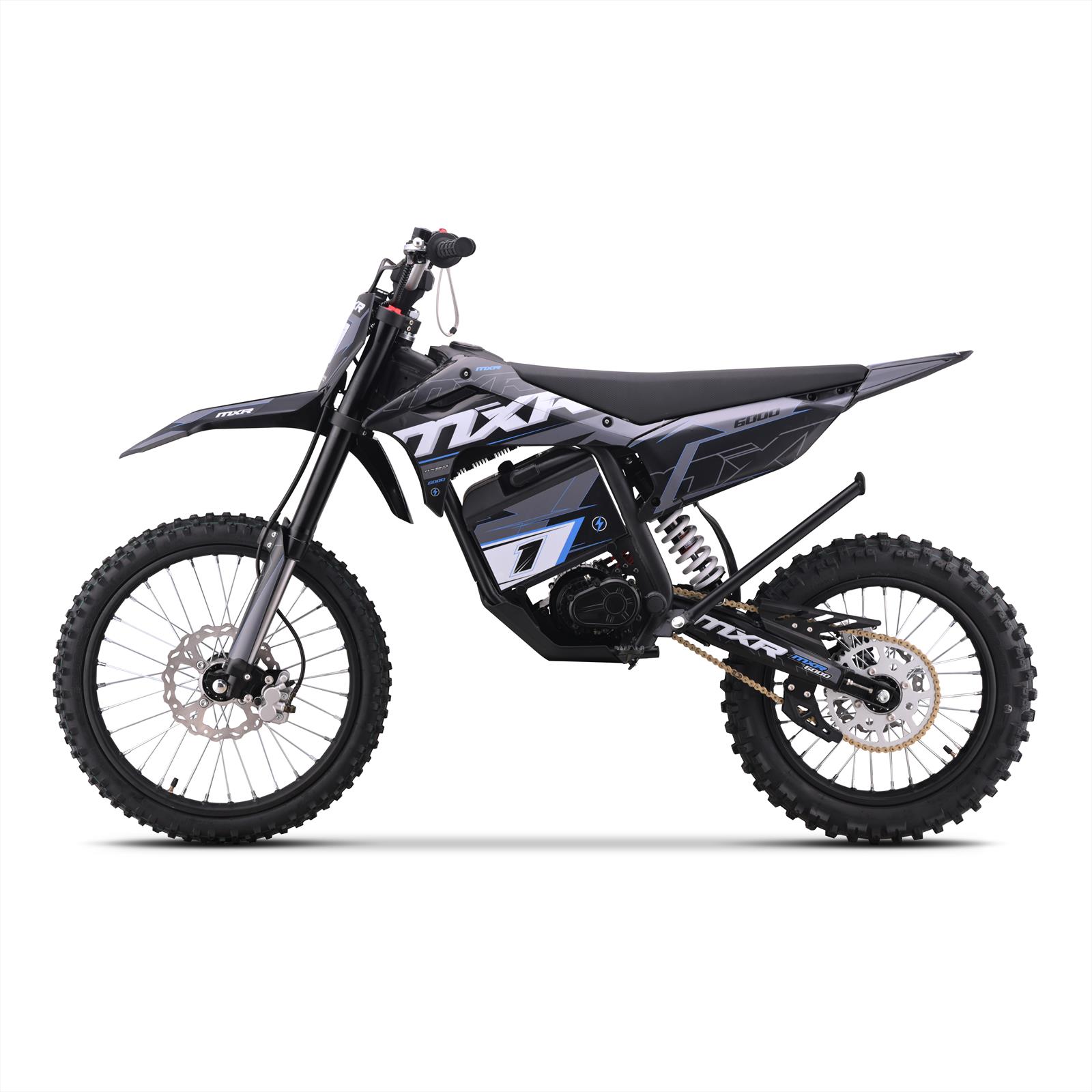 FunBikes MXR 6000 (8000w PP) 72v 35ah Li 19/16 89cm Black Electric Dirt ...