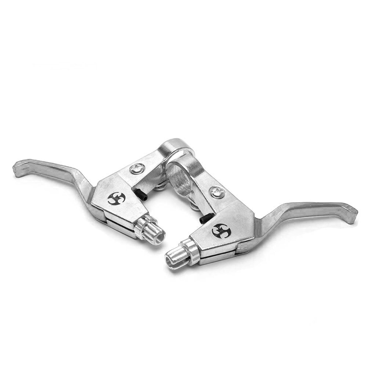 Mini Moto, Motard, Dirt Bike Metal Brake Levers Silver