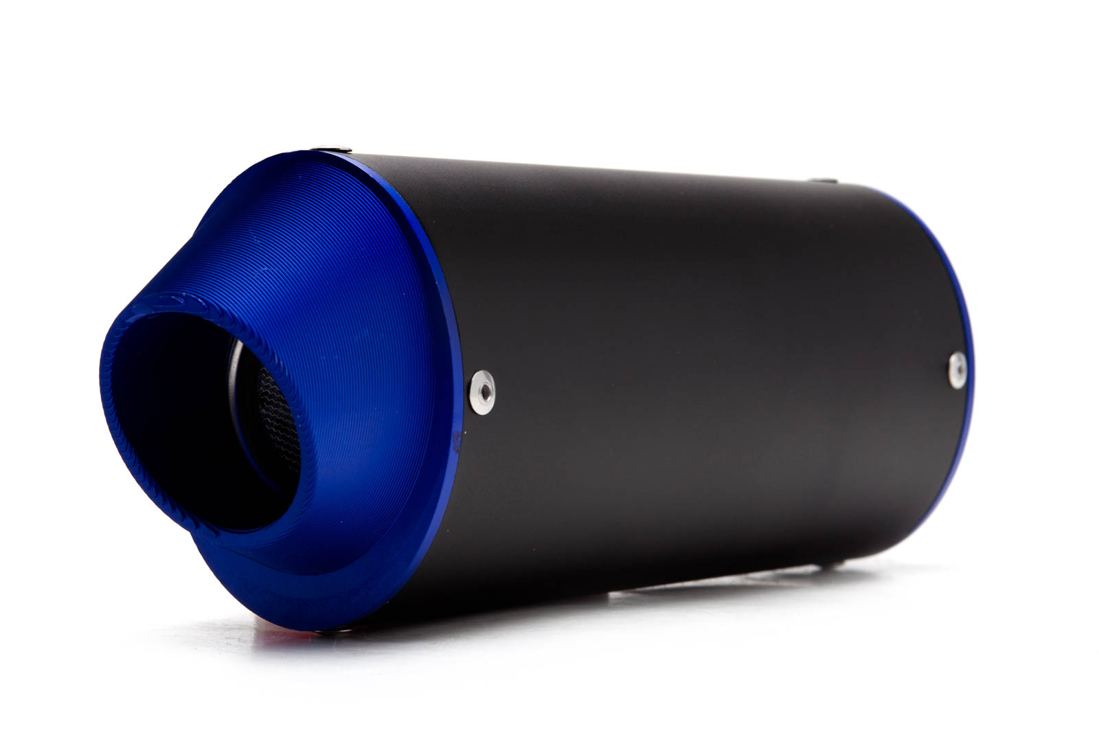 Pit Bike blue CNC End Can 38mm Silencer