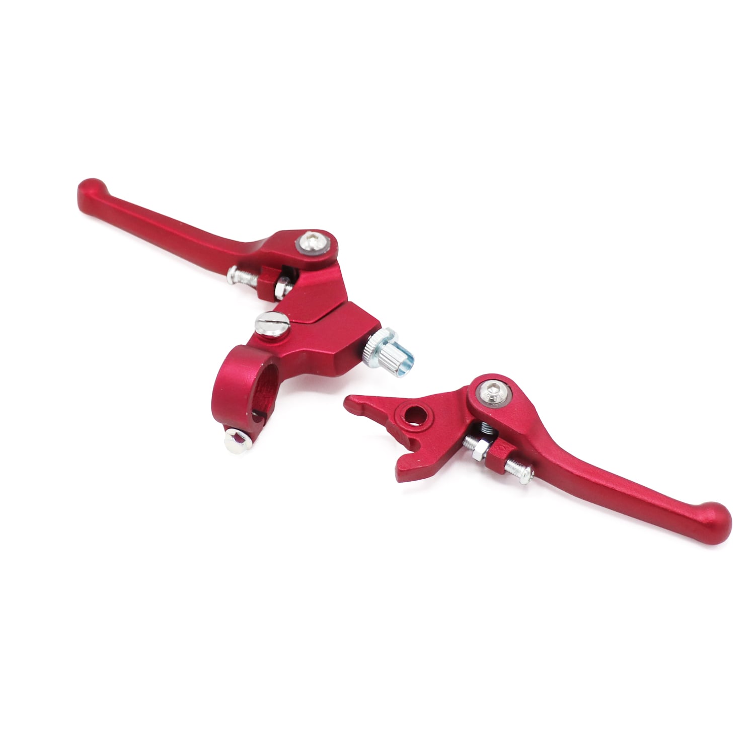 Pit Bike Folding Lever Set Red