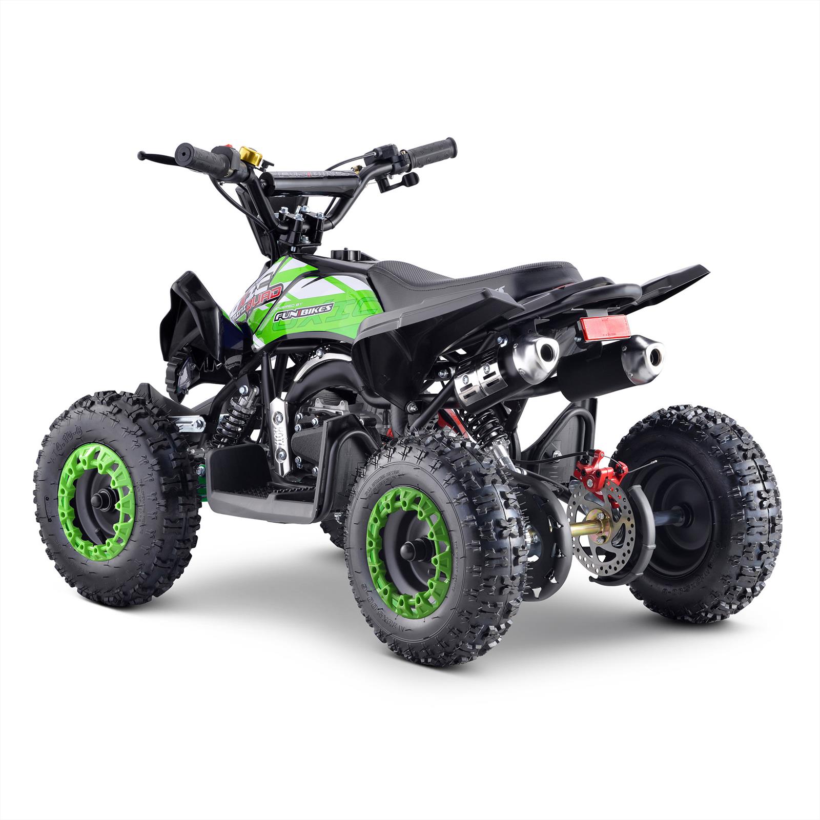 FunBikes Toxic 50cc Green Kids Mini Petrol Quad Bike