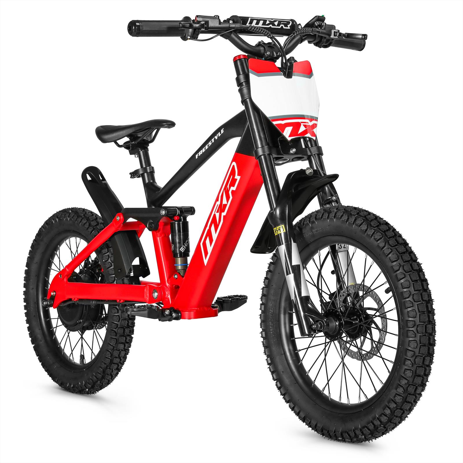 MXR Freestyle 18" 500w 36v Li 18/18 Red MX Kids Electric Balance Bike