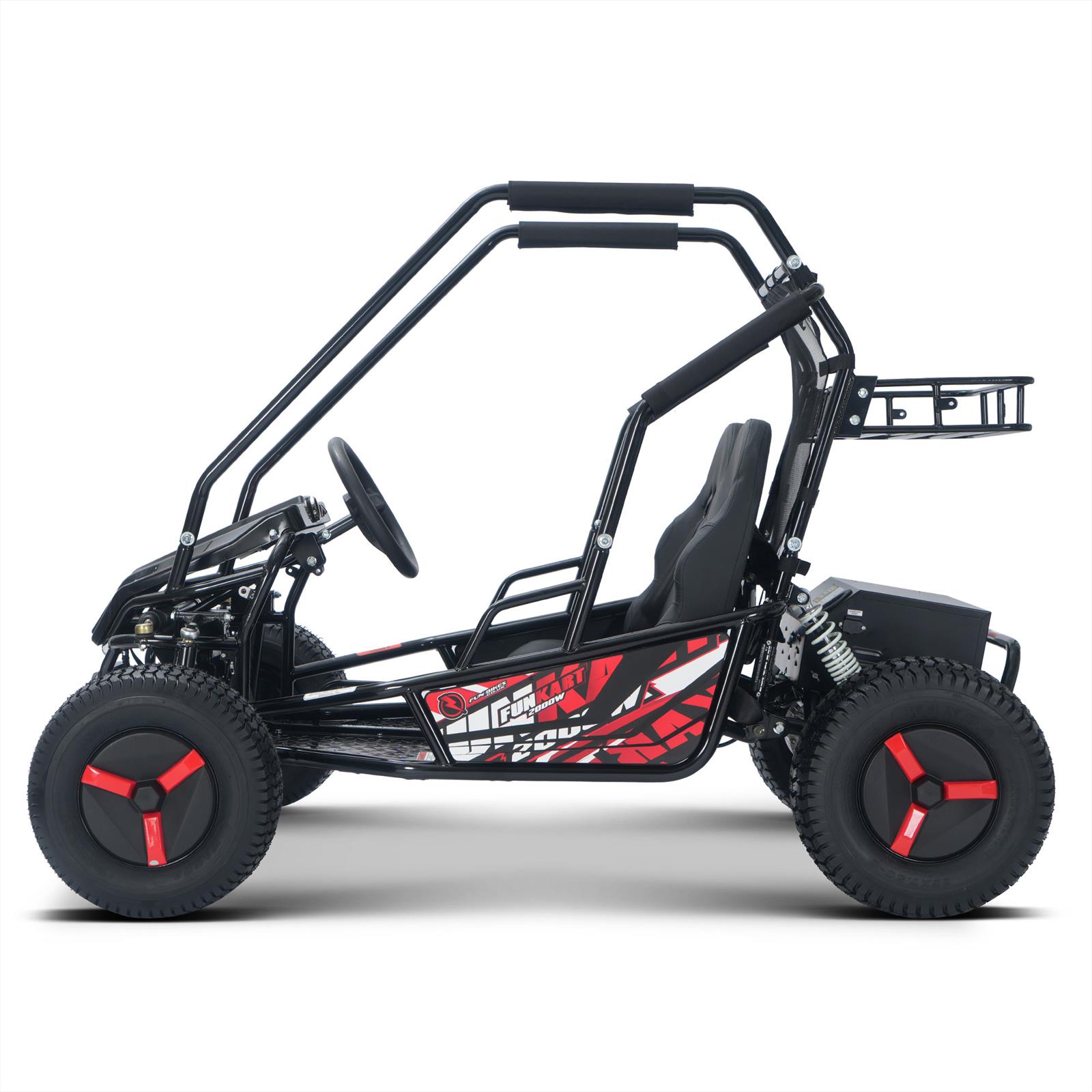 FunBikes Funkart 2000w 60v 20ah SLA Red Electric Off Road Buggy
