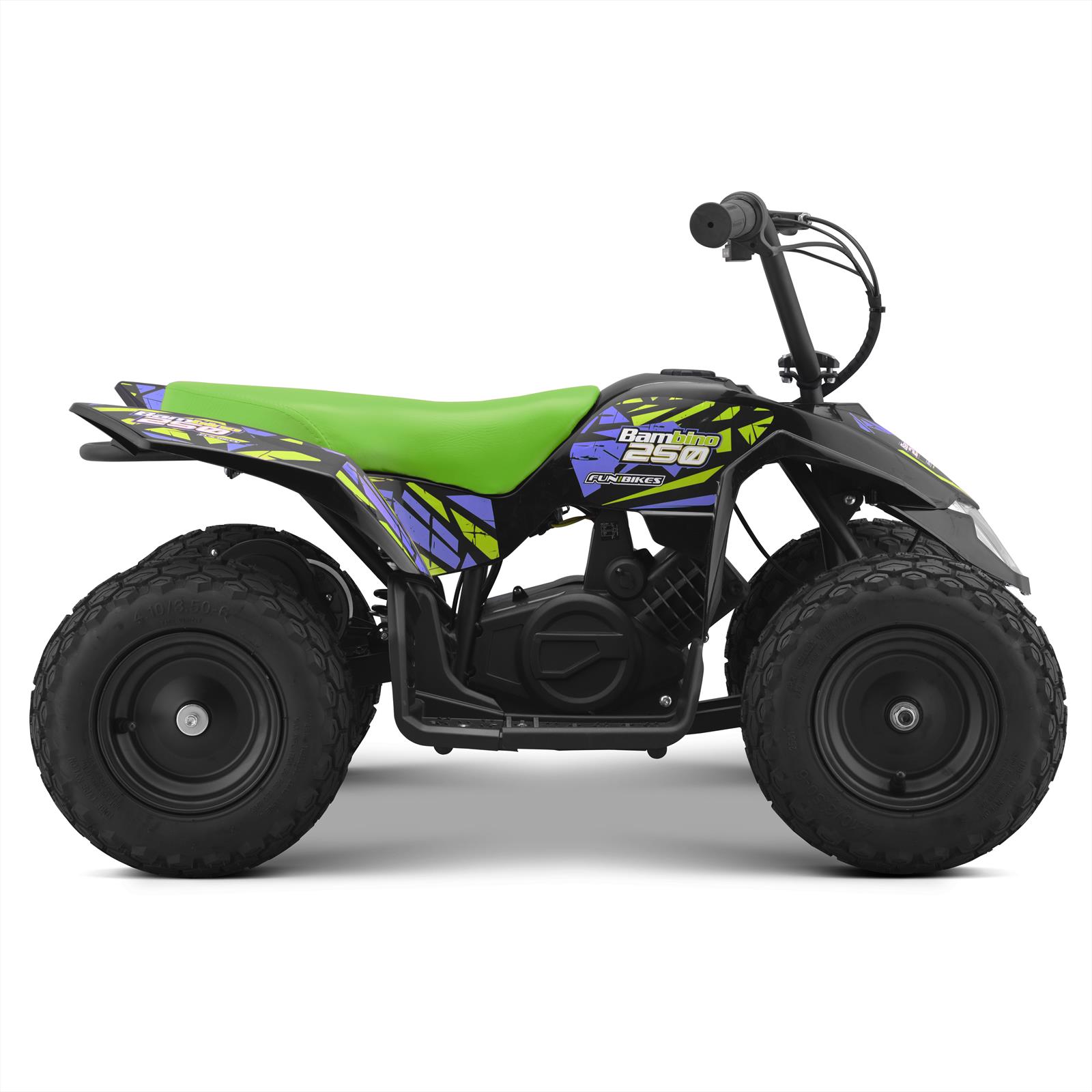 Funbikes Bambino 250w Green Kids Electric Mini Quad Bike