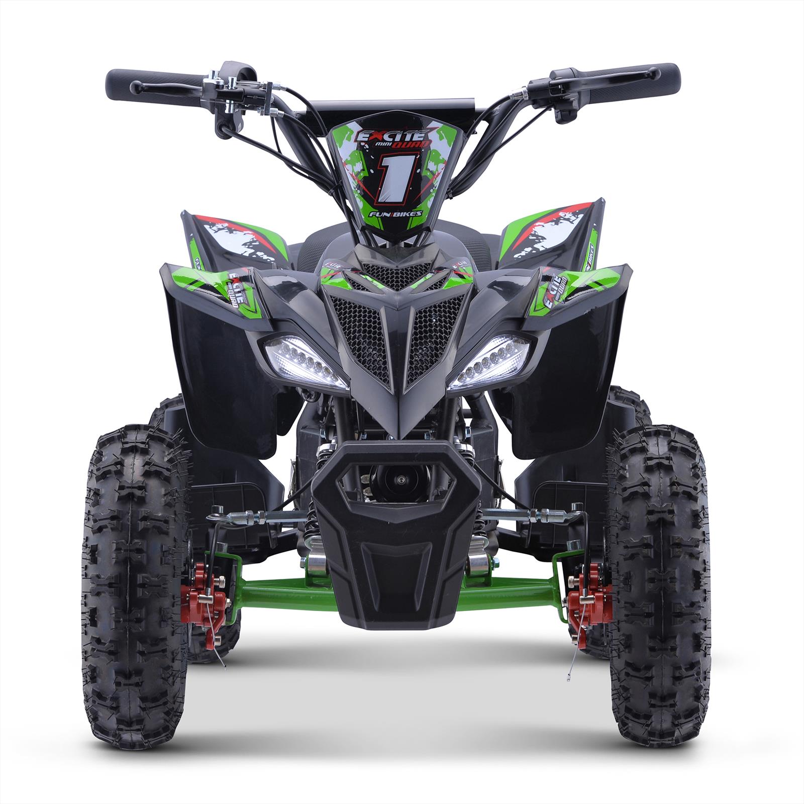 Excite 1000w Premium Green Kids Mini Electric Quad Bike