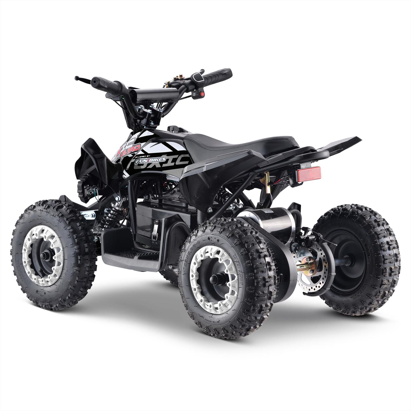 FunBikes Toxic 1000w Black Kids Mini Electric Quad Bike V2