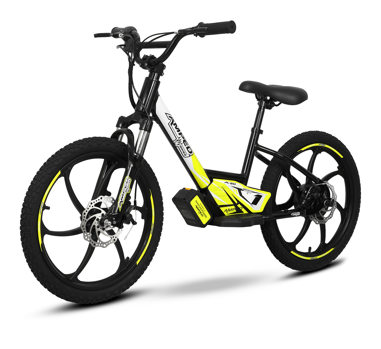 Amped A20 Black 300w Electric Kids Balance Bike