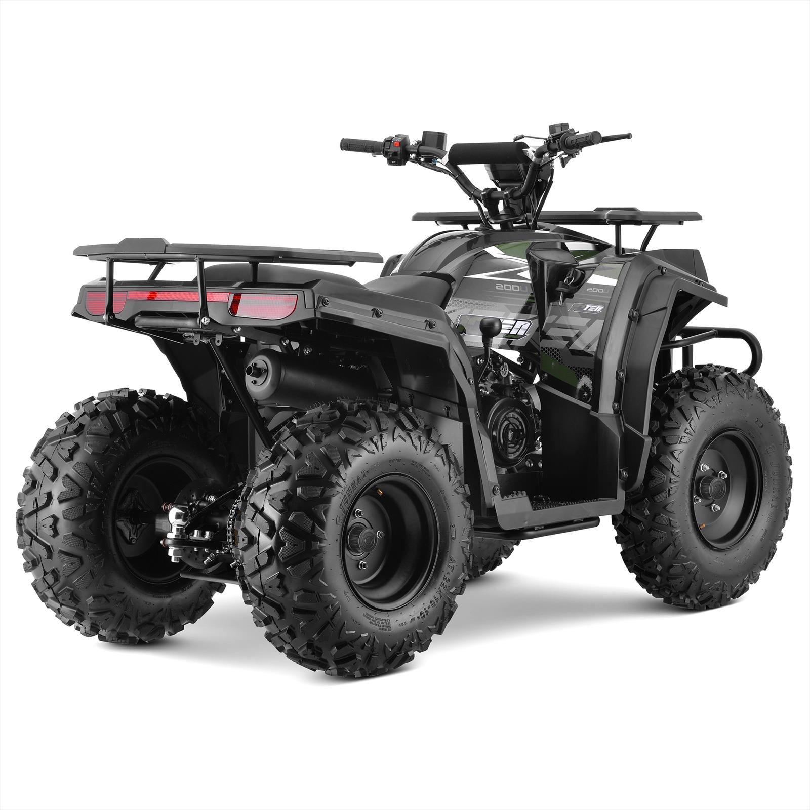 10Ten 200U 180cc Black Quad Bike