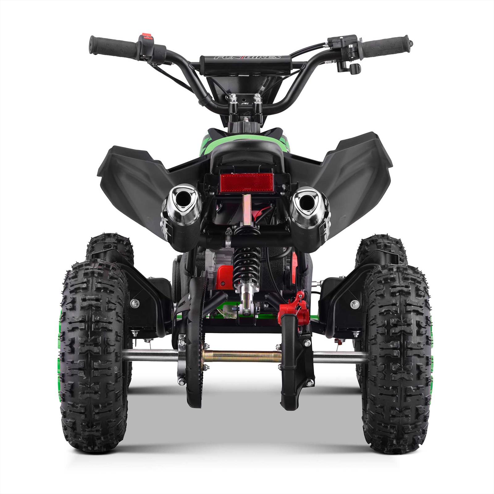 FunBikes Toxic 50cc Green Kids Mini Petrol Quad Bike