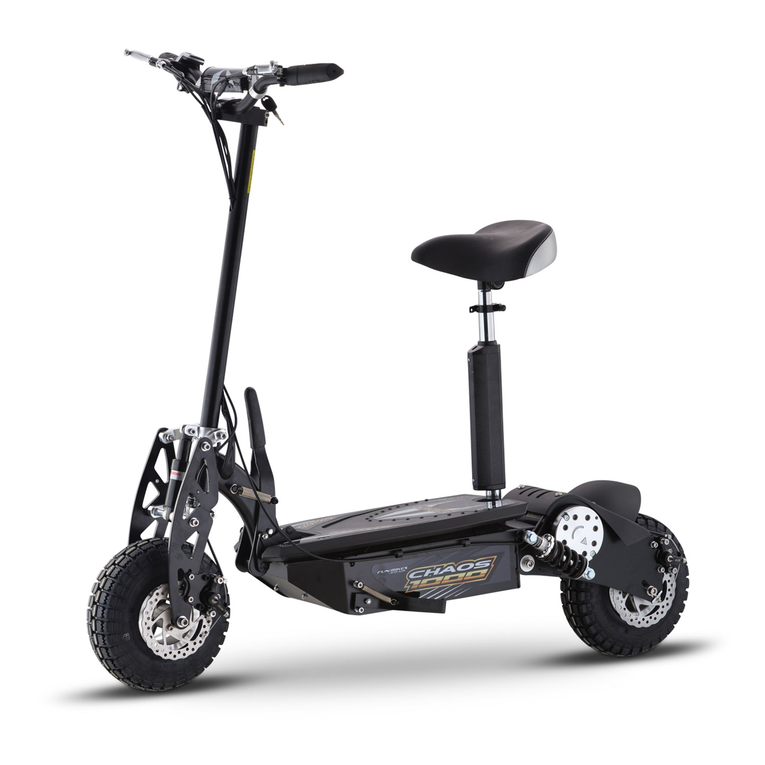 Chaos 1000w 48v SLA Electric Scooter Black [IP54]