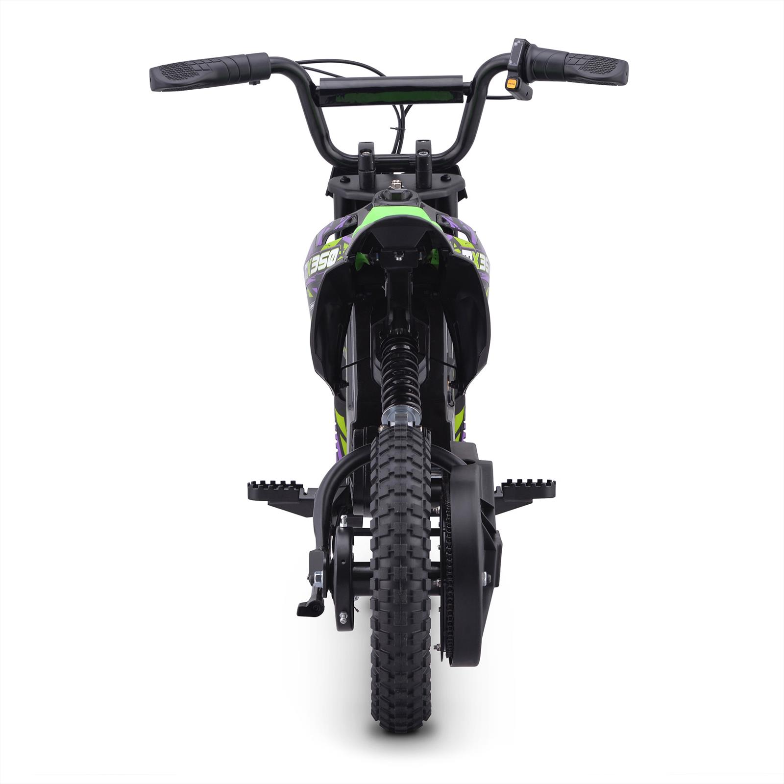 FunBikes MX350 350w 36v 4ah 12/12 51cm Lithium Green Electric Kids Dirt ...