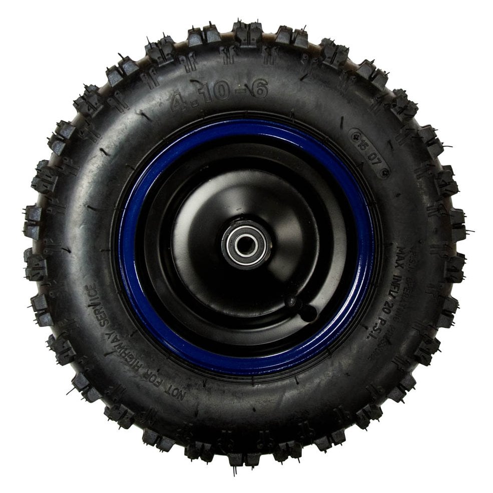 Funbikes 96 Big Wheel Petrol Mini Quad Blue Front Wheel