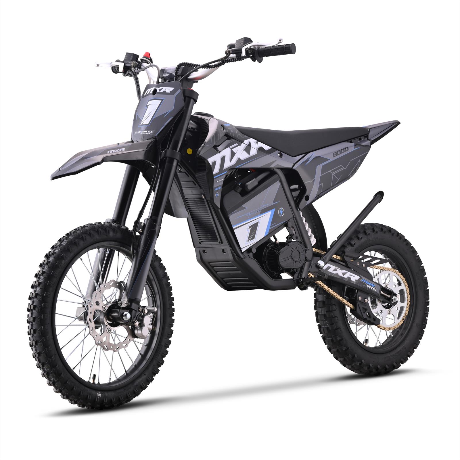 FunBikes MXR 8000w (PP) 72v 35ah Li 17/14 81cm Black Electric Dirt Bike