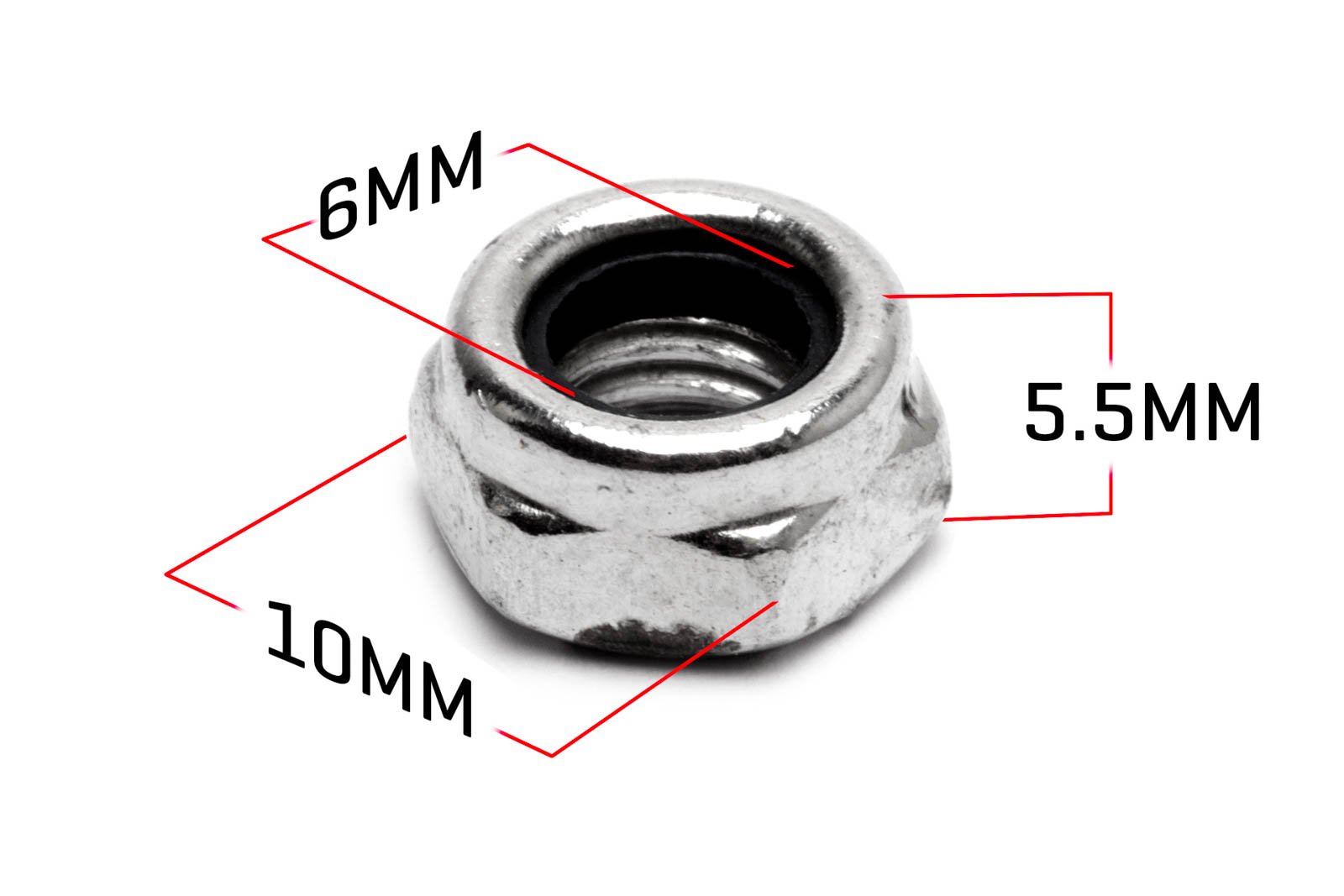 Funbikes MXR Dirt Bike Chain Adjuster Lock Nut