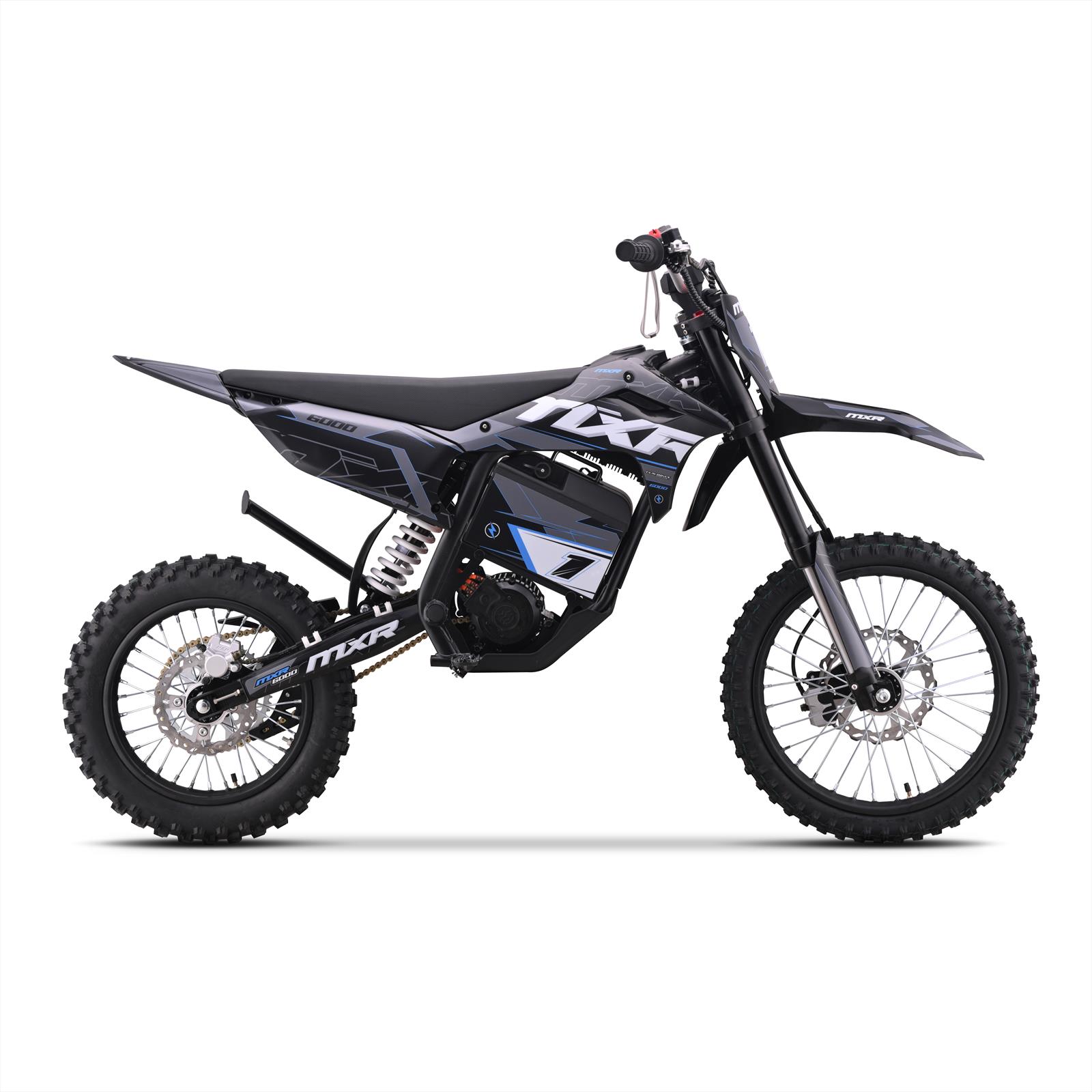 FunBikes MXR 6000 (8000w PP) 72v 35ah Li 17/14 81cm Black Electric Dirt ...
