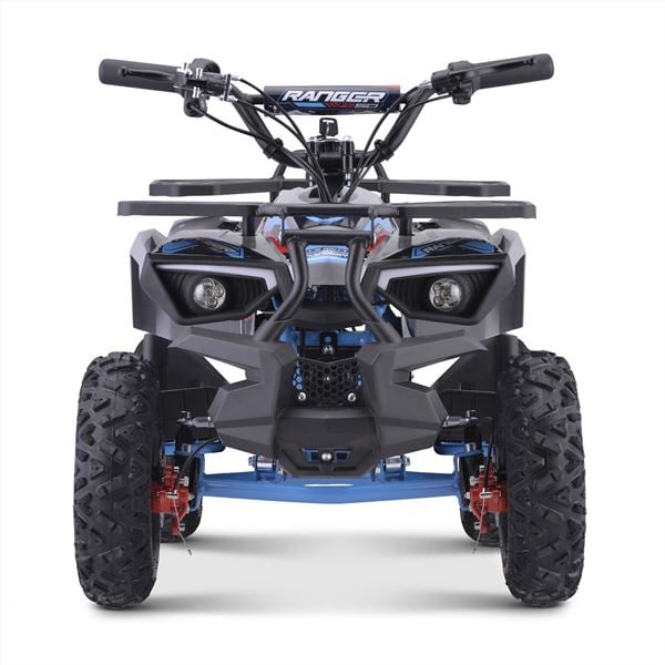 Funbikes Ranger 1000w Premium Nardo Grey Blue Kids Mini Electric Quad Bike