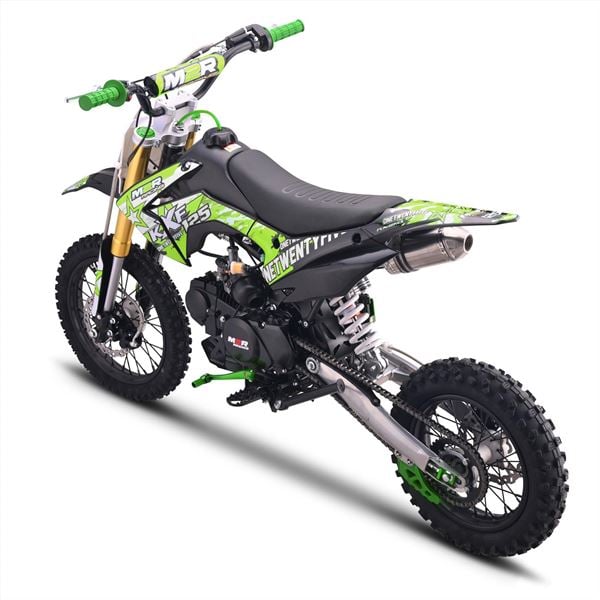 M2R Racing KXF125 120cc 14/12 76cm Black Green Pit Bike