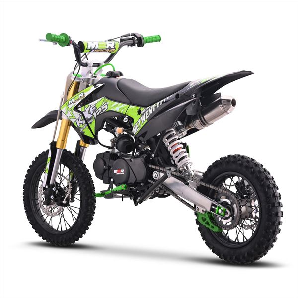 M2R Racing KXF125 120cc 14/12 76cm Black Green Pit Bike