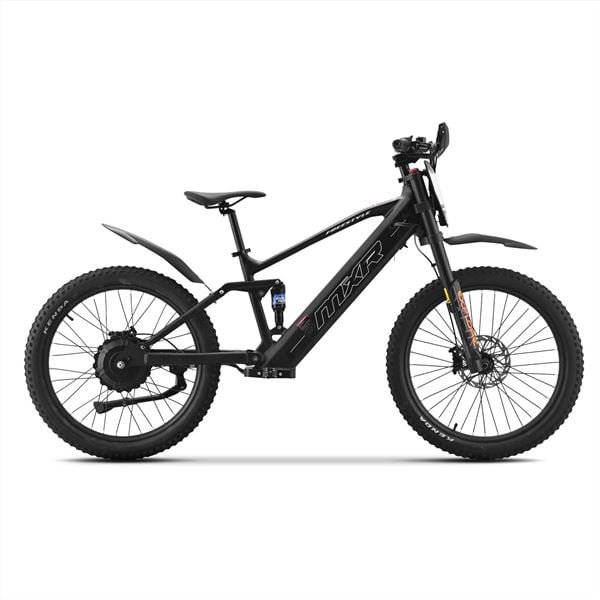 MXR Freestyle 24" 1500w 48v Li 24/24 Black MX Electric Balance Bike