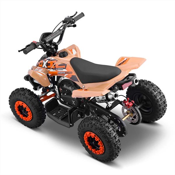 FunBikes Toxic 50cc Orange Kids Mini Petrol Quad Bike