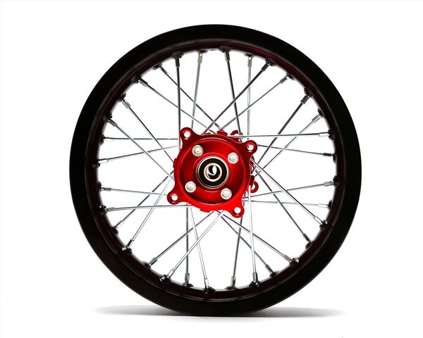 Pit Bike Wheel Rims 14"/12" SDG CNC Red Hub