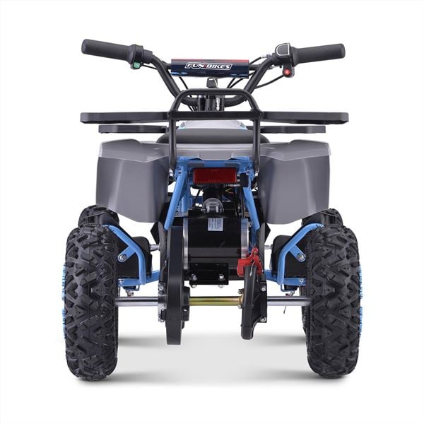 Funbikes Ranger 1000w Premium Nardo Grey Blue Kids Mini Electric Quad Bike