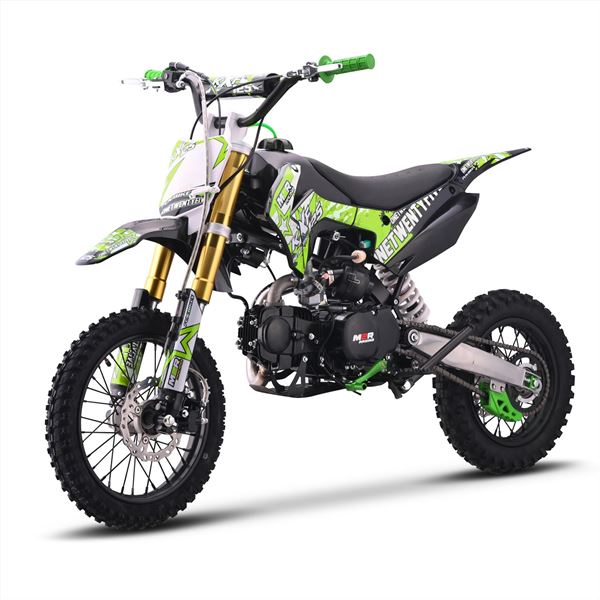 M2R Racing KXF125 120cc 14/12 76cm Black Green Pit Bike