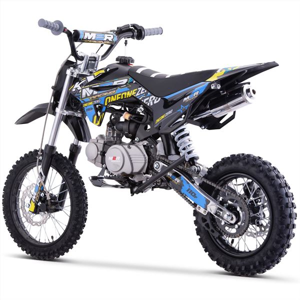 M2R Racing KX110F 110cc 14/12 76cm Blue Semi-Auto Pit Bike 2025 Model