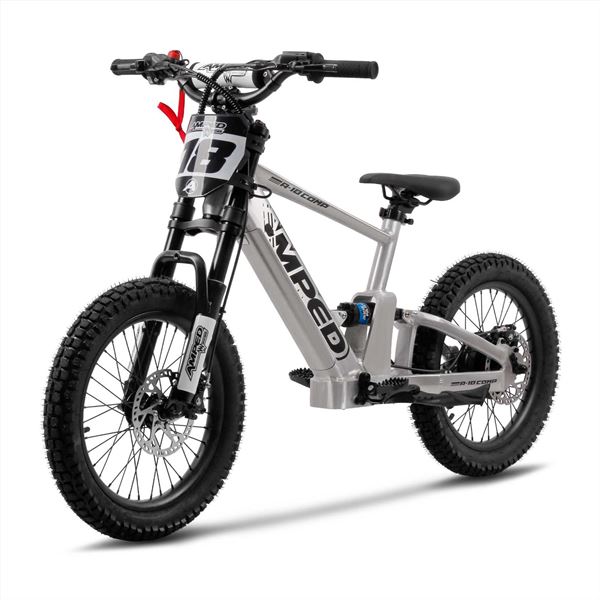 Amped A18 Comp 800w 36v 10ah Li 18/18 Silver MX Electric Balance Bike